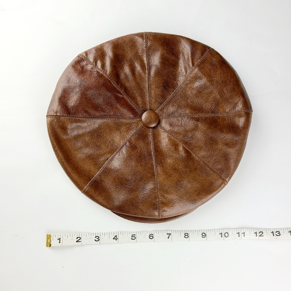 Vintage | Accessories | Vintage Leather Hat | Poshmark